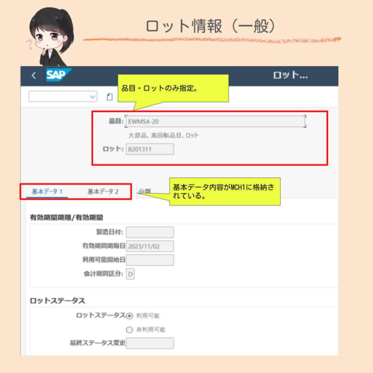 【SAP MM】テーブル関連図（ロット） | SAPラボ