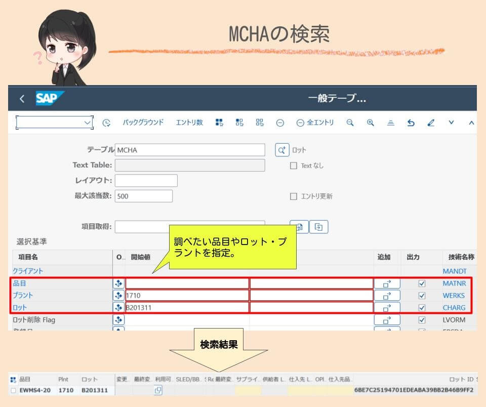 【SAP MM】テーブル関連図（ロット） | SAPラボ