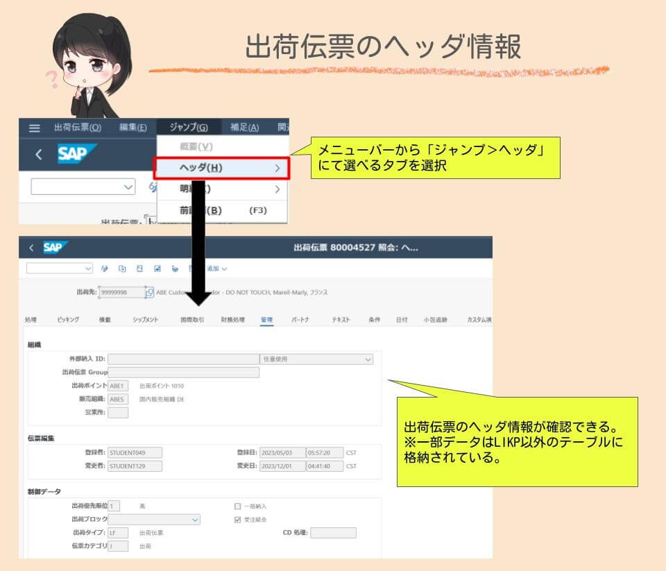 【SAP SD】テーブル関連図（出荷伝票） | SAPラボ