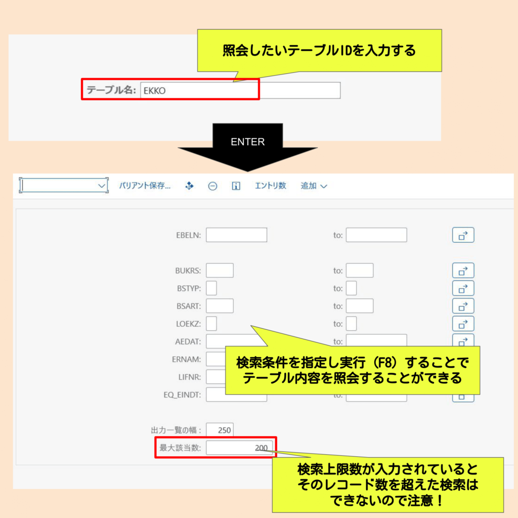 【SAP共通】テーブルデータを照会する方法まとめ | SAPラボ