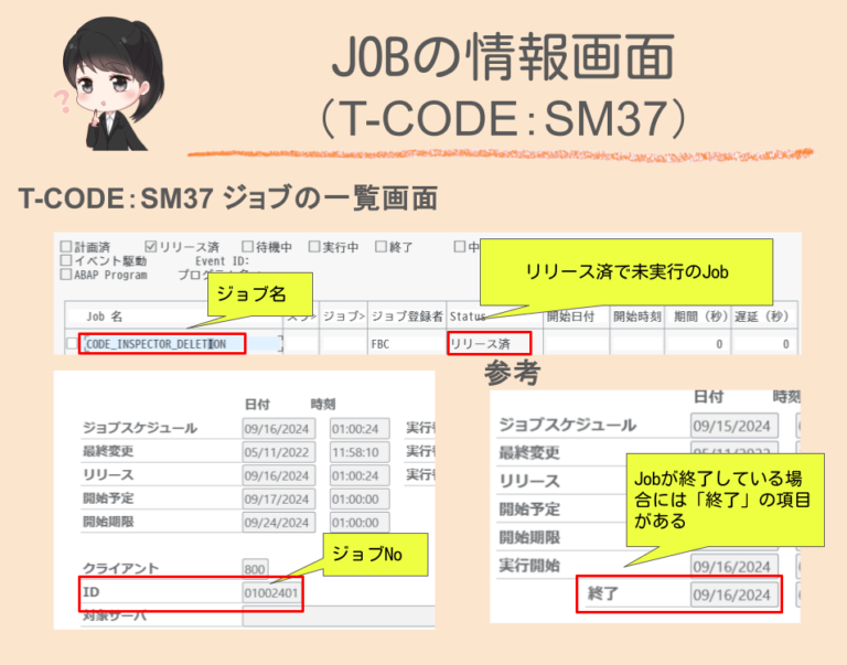 【SAP共通】JOBテーブル関連図 | SAPラボ